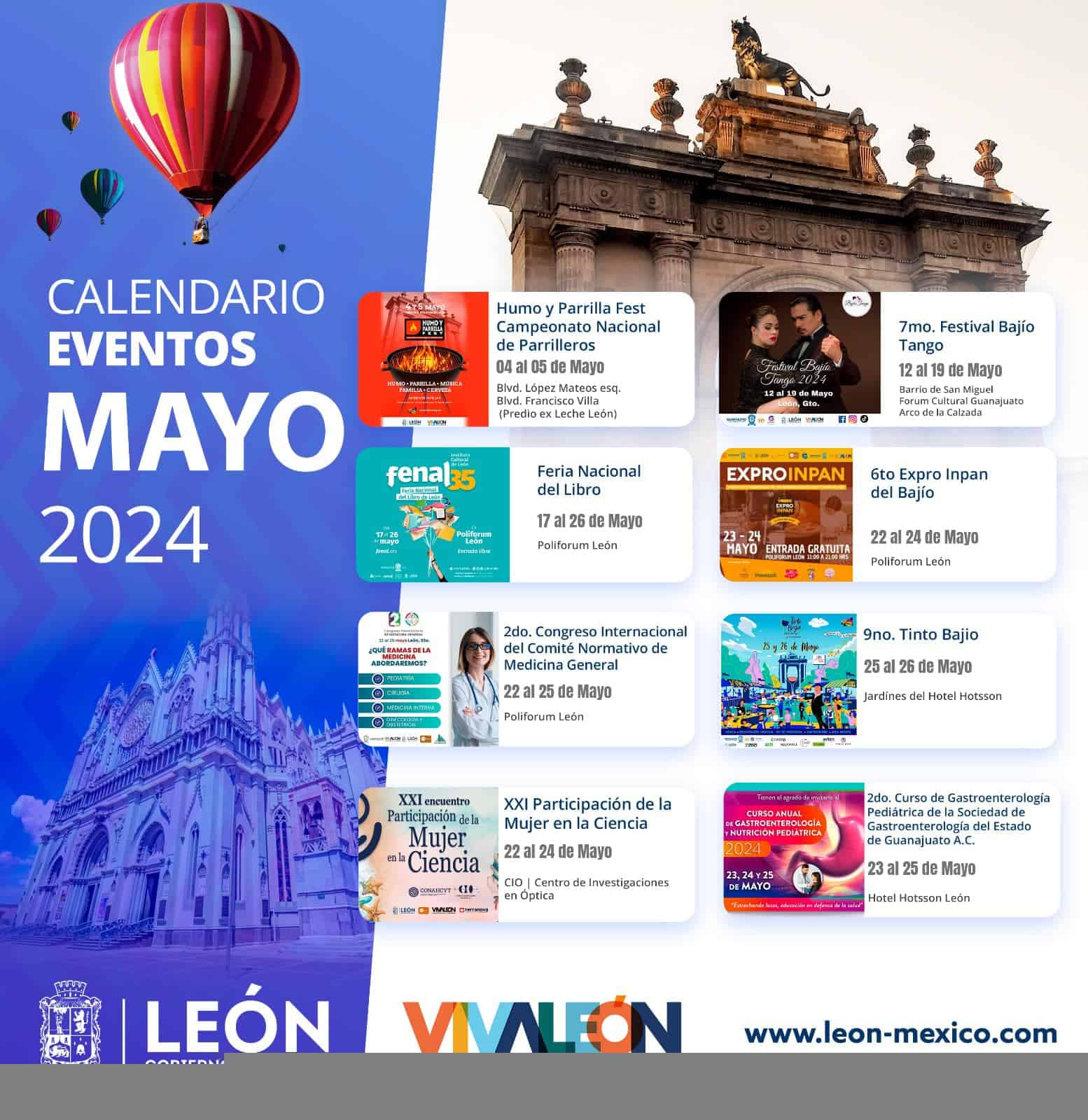 Eventos Mayo 2024 – VIVA LEÓN